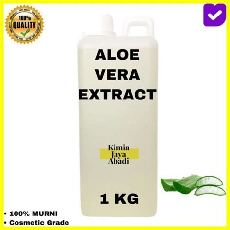 Jual Aloe Vera Extract Liquid Lidah Buaya Ekstrak Cosmetic Grade 1 Kg