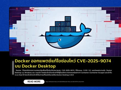 Docker Releases Patch For Cve 2025 9074 Vulnerability In Docker Desktop