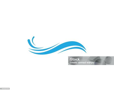 水波符號和圖示徽標範本向量圖形及更多河圖片 河 勇氣 商務 Istock