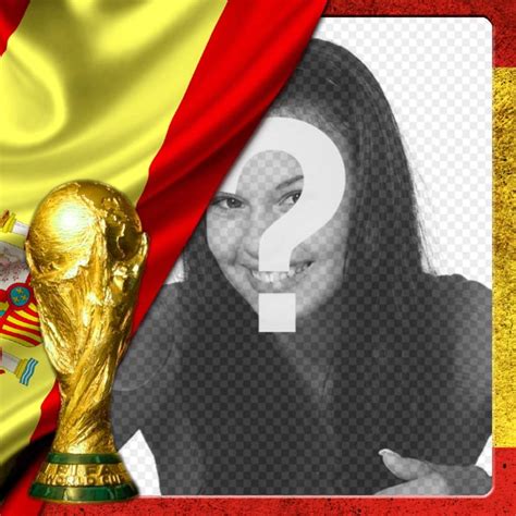 Bandera de españa fotomontaje para fotos