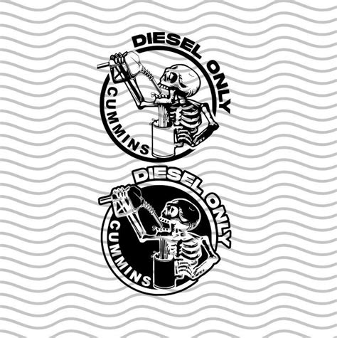 Cummins Diesel Vector Graphics For Cutting Machines Svg Dxf Etsy