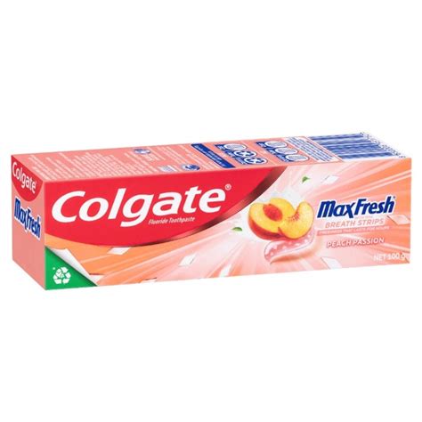 Colgate Toothpaste Max Fresh Peach Passion 100g Buy Online In