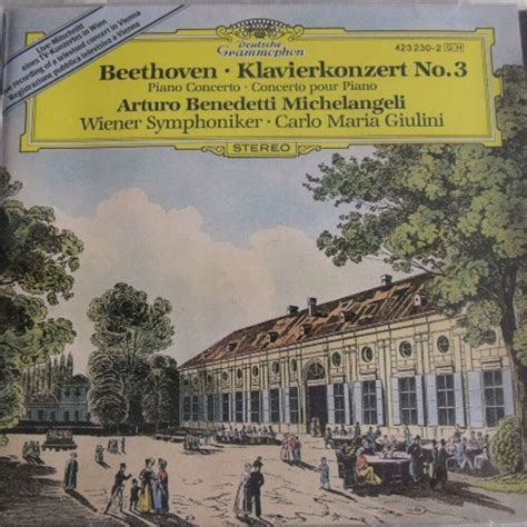 Piano Concerto No 3 Arturo Benedetti Michelangeli Wiener