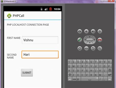 Information Technology Android With Php Connection