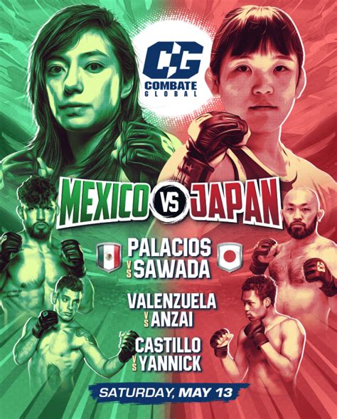 Combate Global Mexico Vs Japan Is Set For May 13 FightBook MMA