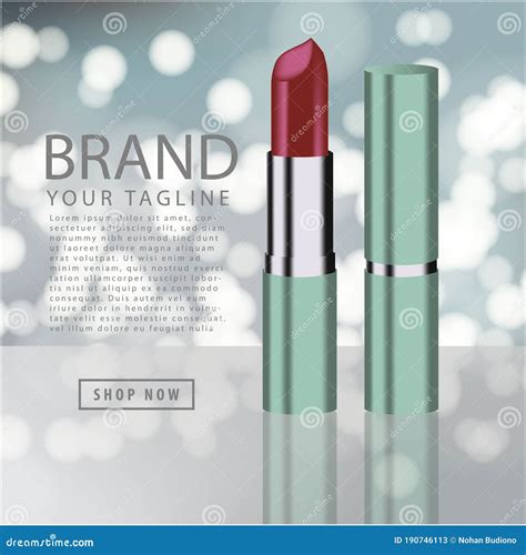 Lipstick Realistic Stock Vector Illustration Of Beautiful 190746113
