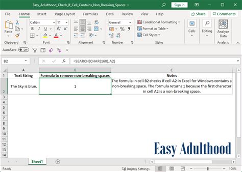What To Do When Excels Trim Function Is Unable To Remove Spaces — Easy