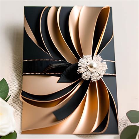 Premium Ai Image Unique Wedding Card Design