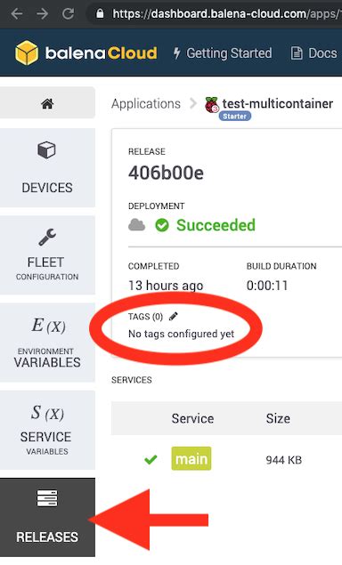 Add Balena Deploy Flag To Specify A Release Tag · Issue 892 · Balena