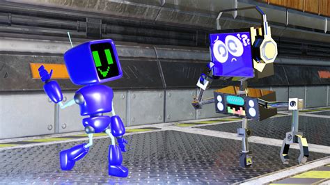 Fandroid Meets Blue Bot By Fandroidbuddy On Deviantart