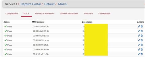 Captive Portal Ignoring Macs In Latest Version And Allowing All Machines Access Netgate Forum