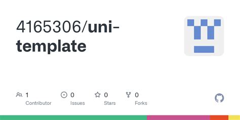 Github 4165306uni Template