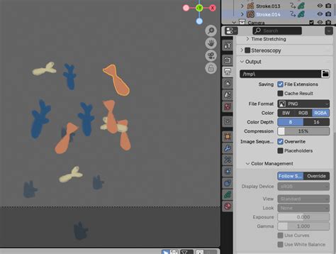 Rendering Grease Pencil Render Colour As Png Image Sequence Is Not The Same When Rendered In