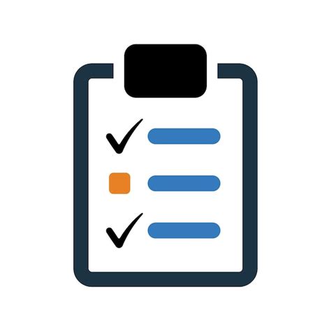Premium Vector Checklist Icon Simple Editable Vector Graphics