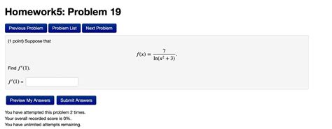 Solved Point Suppose That F X Ln X Find F Chegg