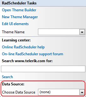 Codeless Data Binding In RadScheduler For WinForms Q2 2009