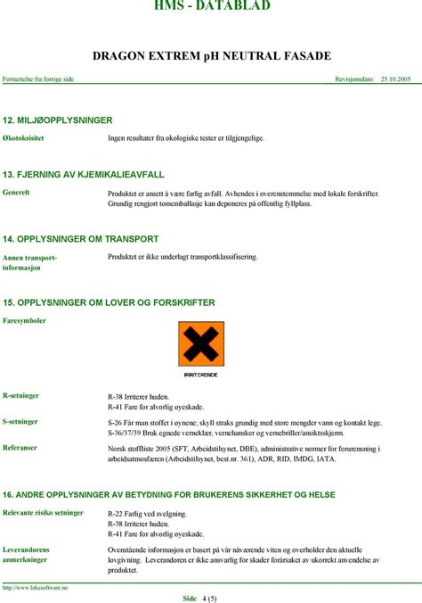 Hms Datablad Dragon Extrem Pdf Gratis Nedlasting