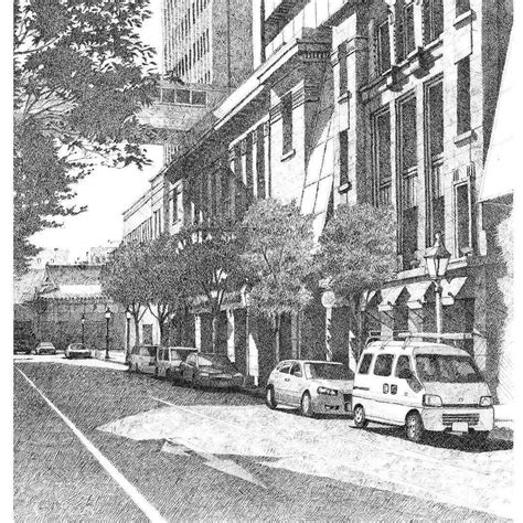 这线条，太强了masato水彩画家绘画