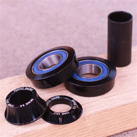 Bmx Crankset Theory 22mm Mid Kit Black Candw Cycle Bmx Bottom Bracket