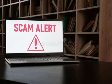 scam alert is shown using the text stock image image of phishing