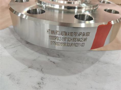 Astm A182 F51 Wn Rtj Flange Api 6a 6bx Sour Candn Inustiral Huitong Limtied Is Professional Pipe