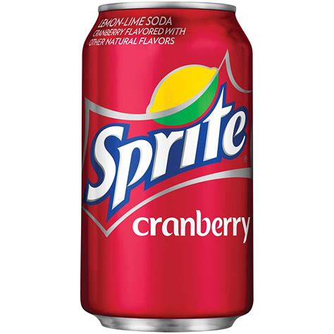 Sprite Cranberry Soda Can 355ml Usa Candy Factory