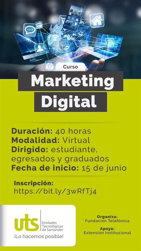 15 De Junio Curso Marketing Digital Unidades Tecnológicas De Santander