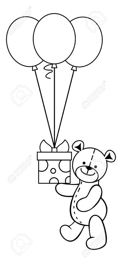 Dibujos De Ositos Globos Para Colorear Vsun