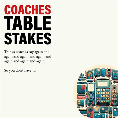 Table Stakes Coaching Proof Content