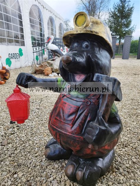 Figurka ogrodowa Kret Krecik Górnik Góraleks Najlepsze produkty w Bieruniu dla ogrodu i domu