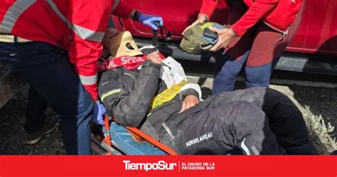 Accidente En Ruta 40 Motociclista Sufrió Fractura Y Fue Trasladado Al