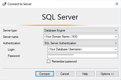 Accessing MSSQL Databases Remotely Conetix
