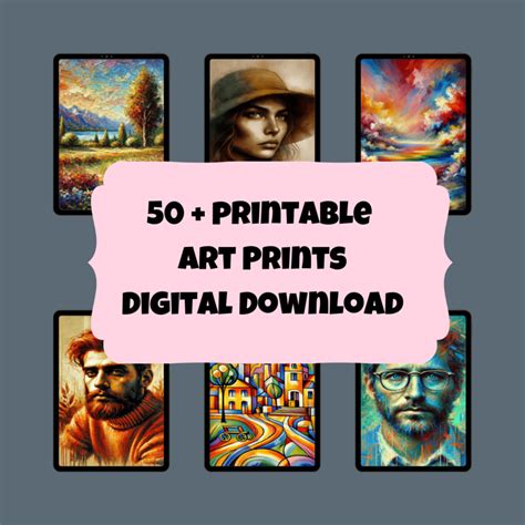 50 Assorted Printable Art Prints Siansfiless Ko Fi Shop