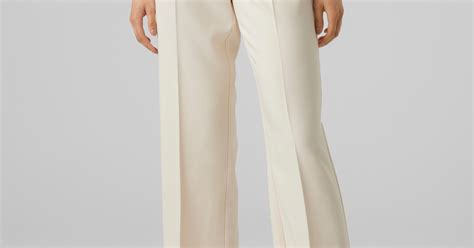 Vmsandy Hög Midja Byxor Ljusgrått Vero Moda®