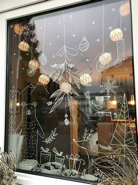 Un Paisaje En El Cristal Decorar Ventanas Navidad Ventanas De