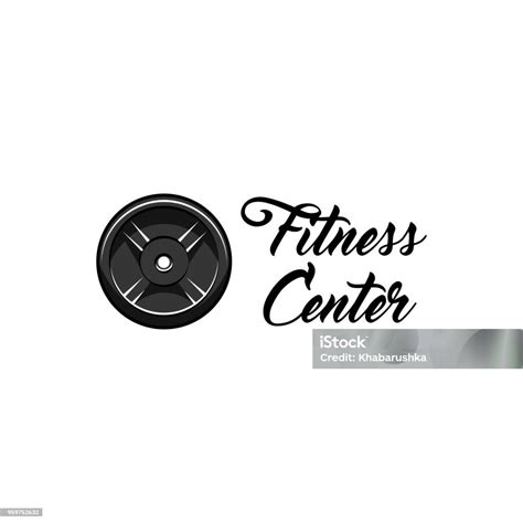 역도 Powerlifting 판 아이콘입니다 피트 니스 센터 엠 블 럼 로고입니다 피트 니스 클럽 레이블입니다 바 벨 디스크