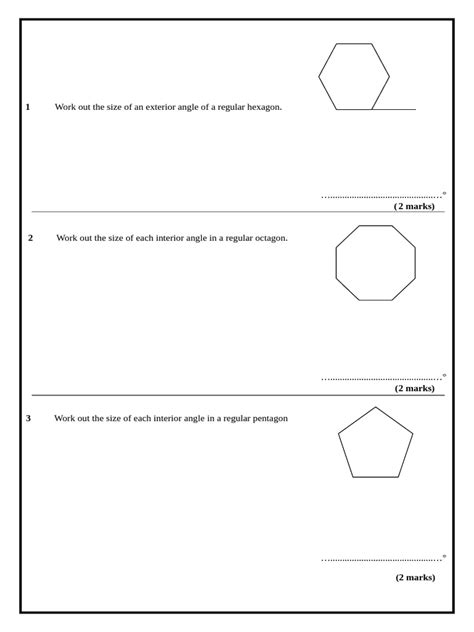 Angles In Polygons Pdf Polygon Euclidean Plane Geometry