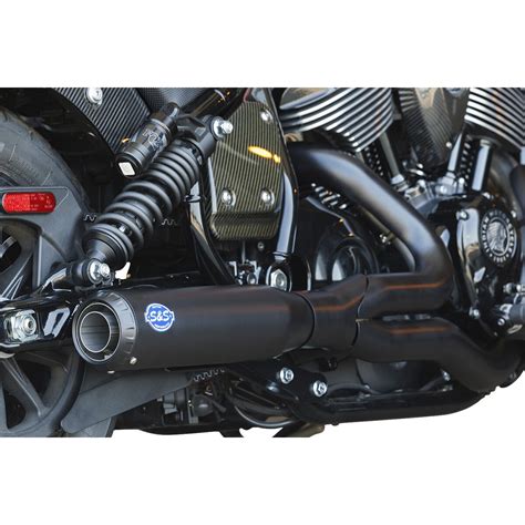Sands Cycle Guardian Black 2 Into 1 Qualifier Exhaust System 5501116