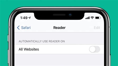 How To Disable Reader Mode In Safari For All Webpages