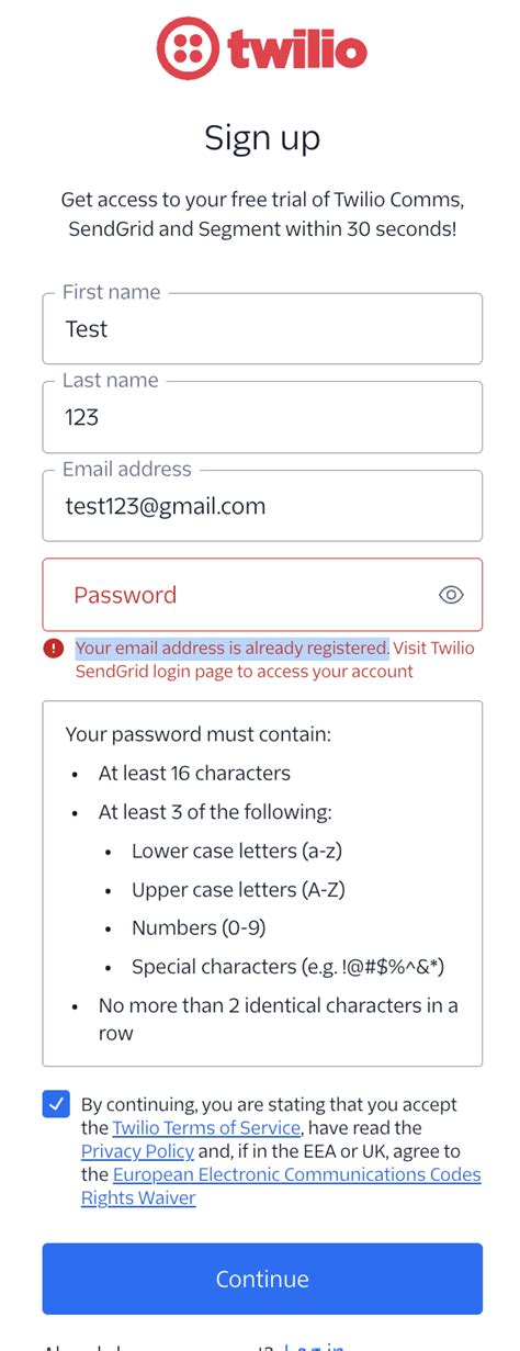 Troubleshooting Unified Account Creation Issues Sendgrid