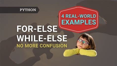 Python For Else And While Else Clearly Explained With Real World Examples Python Simplified