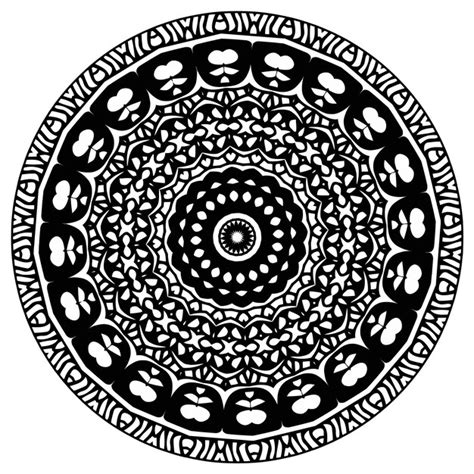 Premium Vector Decorative Ornament In Ethnic Oriental Style Coloring Book Page Circle Vector