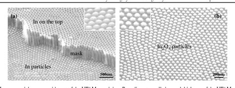Figure 1 From Ordered Arrays Of Highly Oriented Single Crystal