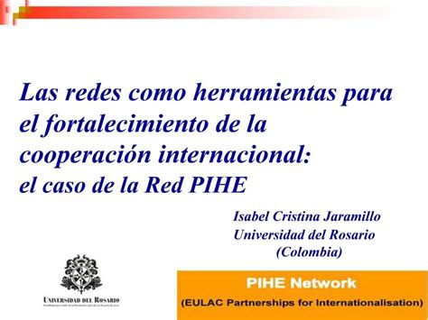 PPT Las Redes Como Herramientas Para El Fortalecimiento De La
