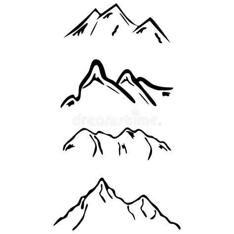Mountain Ranges Vector Stock Illustrations 338 Mountain Ranges Vector