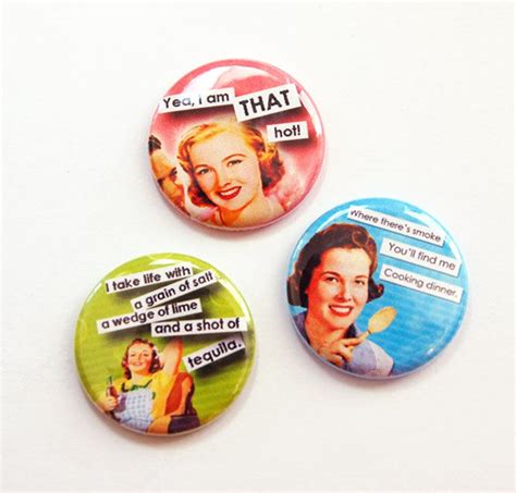 Funny Magnets Sassy Women Magnets Button Magnets Locker Etsy
