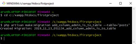 Generating Migrations Tpoint Tech