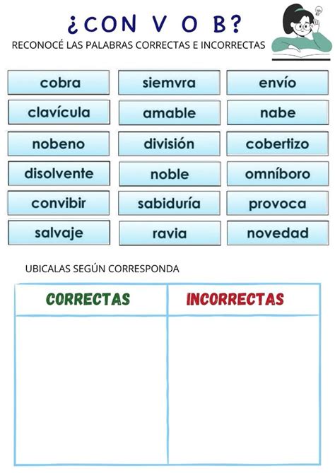 ACTIVIDADES USO DE B Y V en 2025 | Actividades de ortografía, Lecciones de lectura, Ortografia ...
