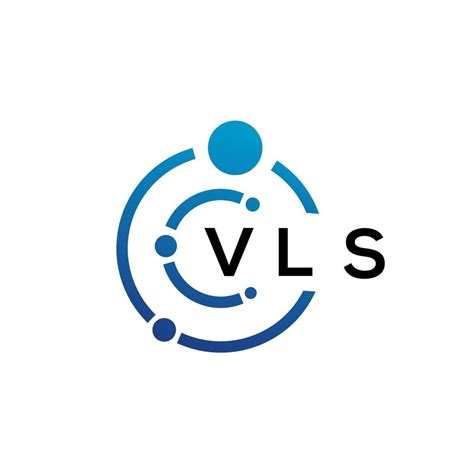 Vls Letter Technology Logo Design On White Background Vls Creative Initials Letter It Logo