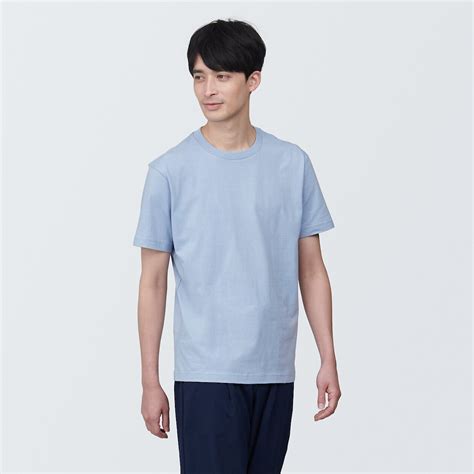 ÁO THUN CỔ TRÒN VẢI JERSEY WASHED MUJI